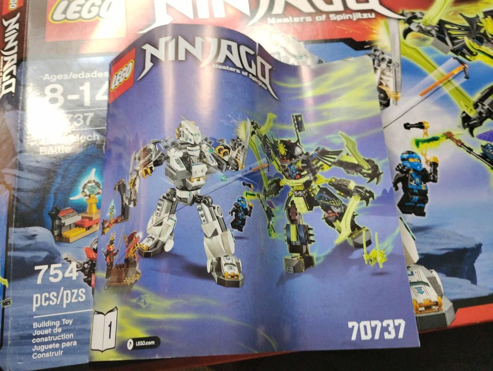 Lego Ninjago Titan mech battl, 70737 BOX AND INSTRUCTIONS ONLY! | eBay