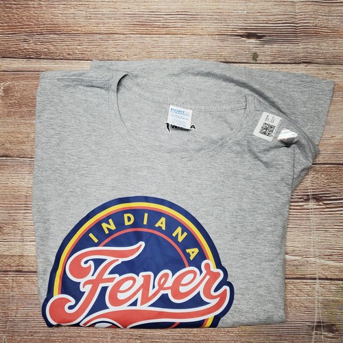 NEW Indiana Fever Womens Short Sleeve Logo T Shirt Tee | eBay