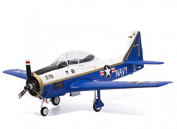Remote Control Airplane warbird RC plane PNF T-28 Trojan Naval 1100mm ...