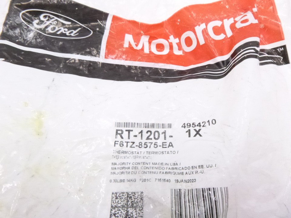 Genuine OEM Ford F6TZ-8575-EA Engine Coolant Thermostat for Excursion ...
