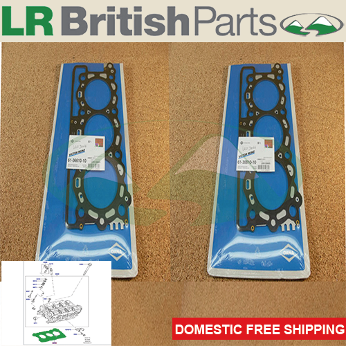 LAND ROVER CYLINDER HEAD GASKET SET 3.0L DIESEL LR4 SPORT RANGER ROVER ...