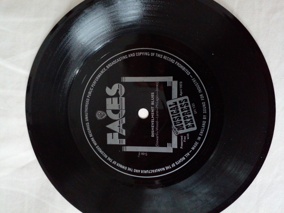 RARE 3 ORIGINAL FLEX-DISC RECORDS. Alice Cooper. Faces. and " Monty ...
