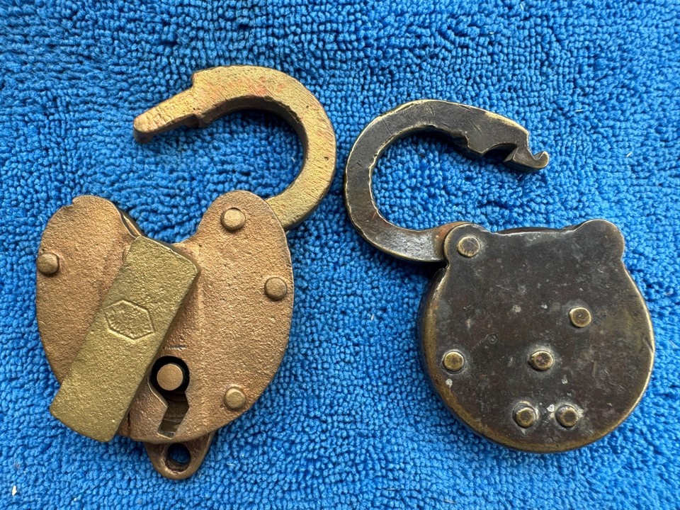 SPCO Southern Pacific Railroad lock CS-44 A&W brass padlock parts donor no key | eBay