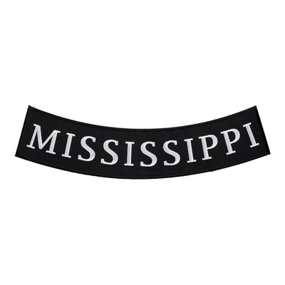 Mississippi State Bottom Rocker Patch, U.S. 50 States Patches | eBay