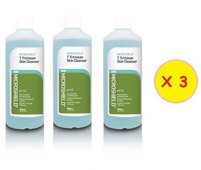 3 X MICROSHIELD T TRICLOSAN 500ml QLD Stock Best Pricing | eBay Australia