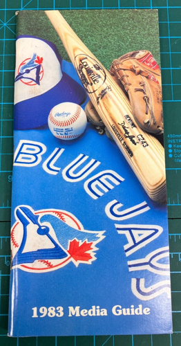 TORONTO BLUE JAYS MLB BASEBALL 1983 MEDIA PRESS GUIDE SCHEDULE VINTAGE ...