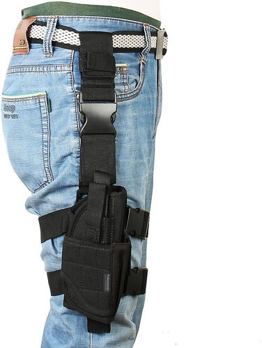 Drop Leg Holster, Right Handed Tactical Thigh Pistol Gun Holster Leg ...