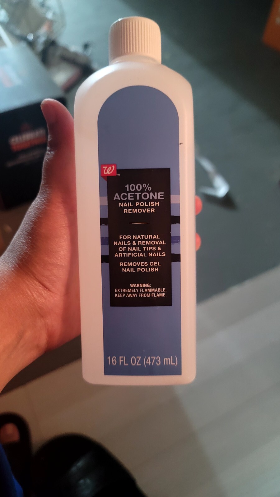 100% Acetone Nail Polish Remover, 16 fl oz Walgreens Brand | eBay
