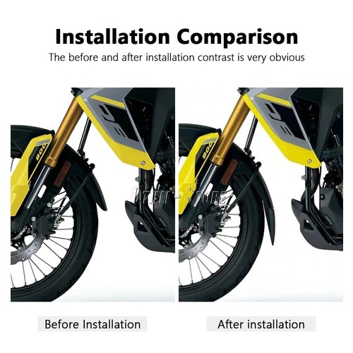 Front Mudguard Fender Extender Extension For SUZUKI V-STROM 800DE 2023 ...