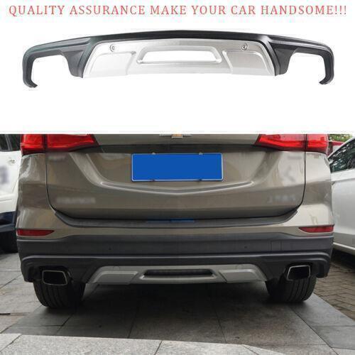 For Chevy Equinox 2.0T 2018-2023 Silver Rear Bumper Diffuser Spoiler ...