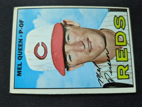 1967 Topps Baseball Card # 374 Mel Queen - Cincinnati Reds (VG/EX) | eBay