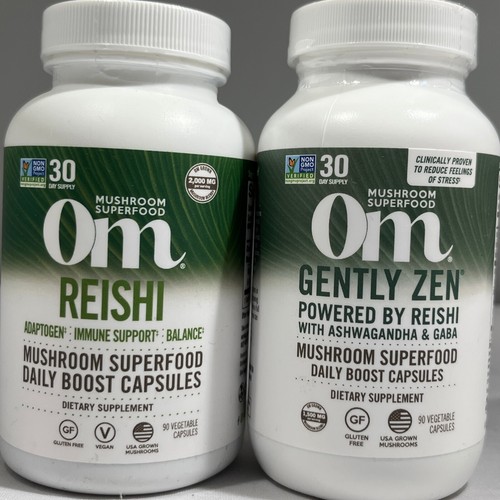 Om Mushroom Superfood Dietary Supplements, 90 Capsules - CHOOSE ITEM ...