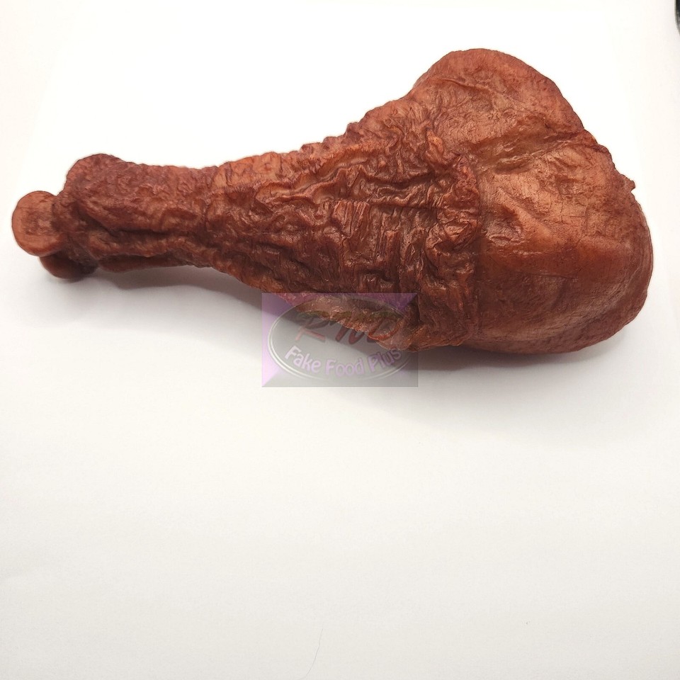 Full Size Turkey Leg, Fake Wax Food, Food Prop, Decor. Handmade Movie ...