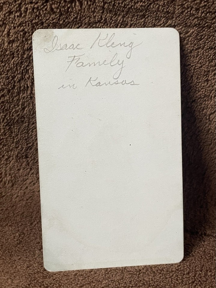 1800's CDV - Kansas Family - Isaac Kling Family | eBay
