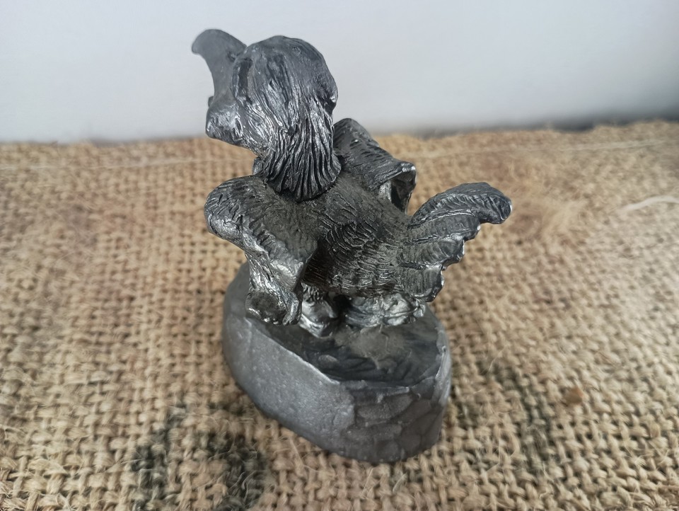 Michael Ricker Pewter KU JAYHAWK jayhawks Kansas University Sculpture ...