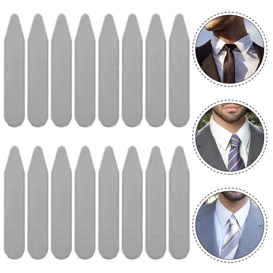 16 Pcs Shirt Collar Stays for Men Inserts Mens Shirts | eBay Australia