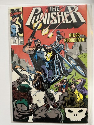 The Punisher #31 - Biker Bloodbath (Motorcycle) - Mike Baron - Bill ...