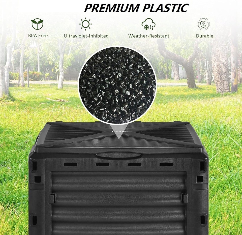 Eco Friendly 300L Gardening Composter Bin Organic Waste Compost ...