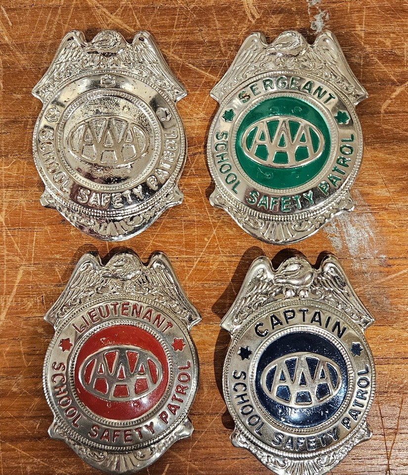 AAA SCHOOL SAFETY PATROL BADGES | eBay
