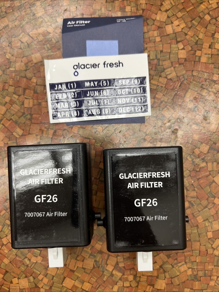2 Pack GLACIER FRESH Replacement For Sub-Zero Cartridge 7042798 Air ...