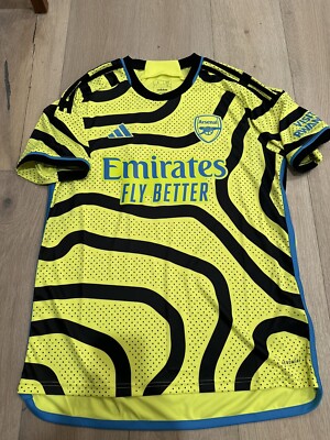2023-2024 Arsenal Away Kit Bukayo Saka Size L Champions League HR6927 ...