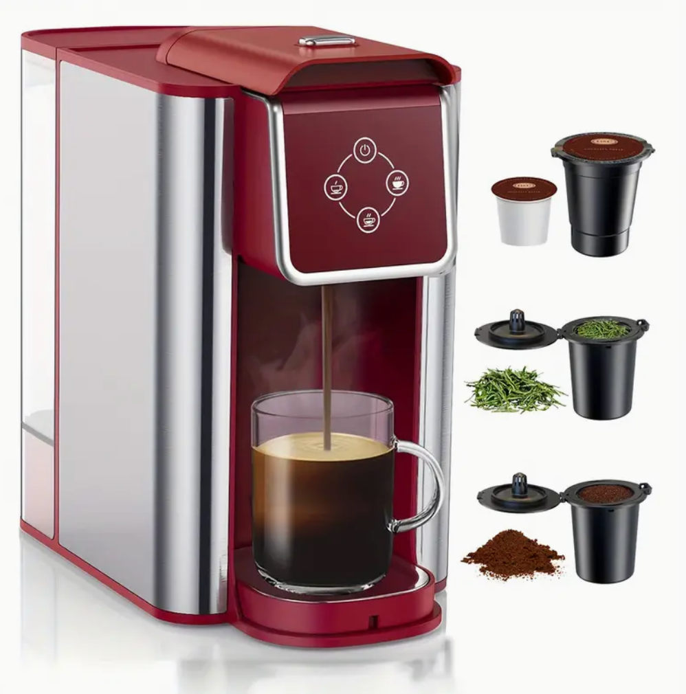 Coffee Maker, 3 In 1 Single Serve Coffee Machine, Pod Coffee Maker For ...