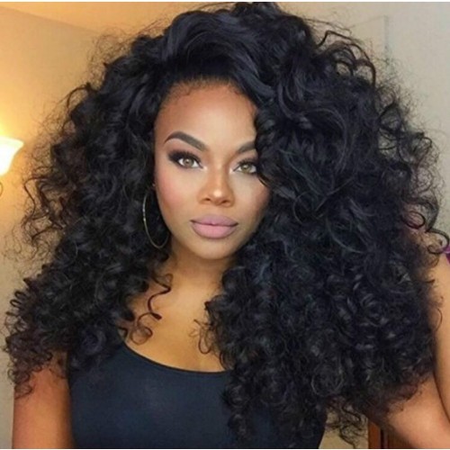 Chest Long Curly Black Hair Wig Thick Black Hair Wig 654170881688| eBay
