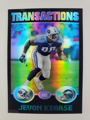 2004 Topps Chrome Jevon Kearse Black Refractor /100 Philadelphia Eagles ...