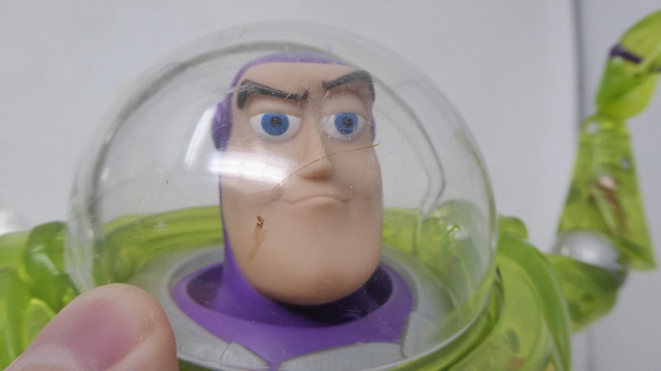 Toy Story Interstellar Crystallic 9" Green Clear Buzz Lightyear *FIGURE ...