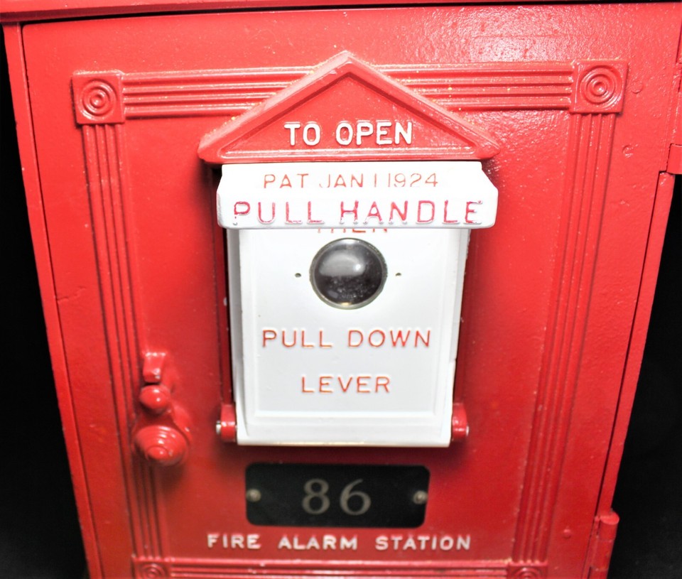 Gamewell Fire Alarm Call Station Box - Restored - Vintage - Empty - NO ...