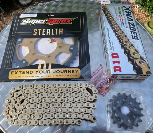 DID Supersprox Chain Set Kawasaki ZX-12R, ZX12R, ZX-12, 18-46-116, ZVM ...