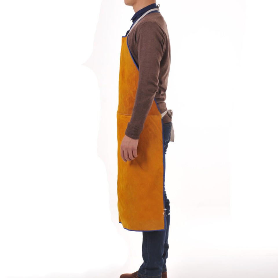 Welding Heat Insulation Protect Leather Aprons Gloves Shoe Cover ...