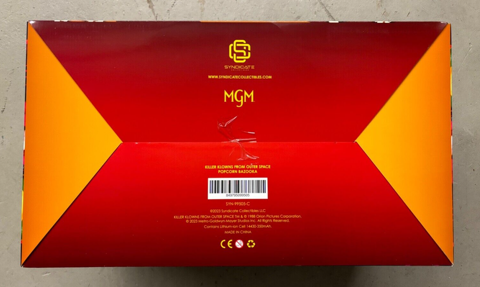 Killer Klowns From Outer Space 24" Electronic Popcorn Bazooka Gun Prop ...