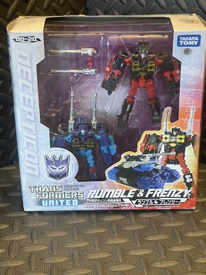 Transformers United UN-20 Rumble & Frenzy Action Figures Takara USA ...