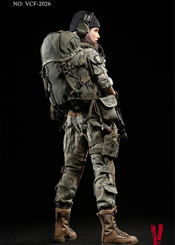 NEW VERYCOOL VCF2026 1:6 ACU Camo Woman Shooter Female Action Figure ...