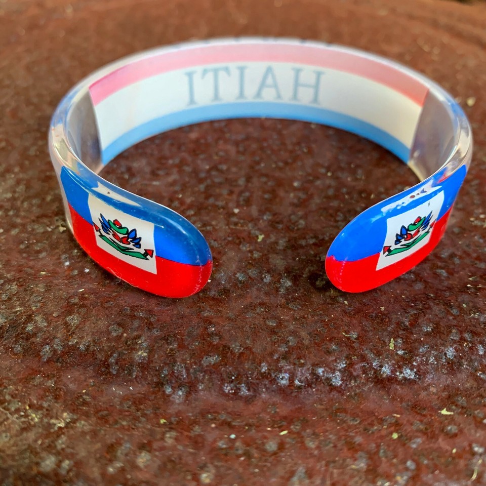 Selassie Jamaica Haiti Bangle Cuff Reggae Weed Leaf Rasta Rastafari ...