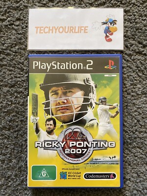 Ricky Ponting International Cricket 2007 - PS2 - Sony PlayStation 2 ...