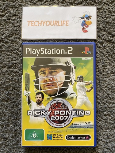 Ricky Ponting International Cricket 2007 - PS2 - Sony PlayStation 2 ...