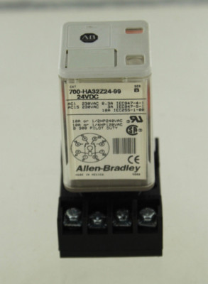 ALLEN BRADLEY AB 700-HA32Z24-99 GENERAL PURPOSE TUBE BASE RELAY | eBay