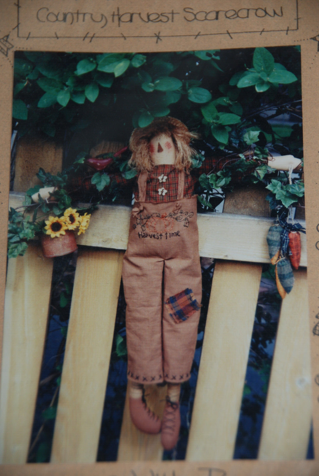 Waltzing With Bears - Country Harvest Scarecrow - Doll Craft Pattern | eBay