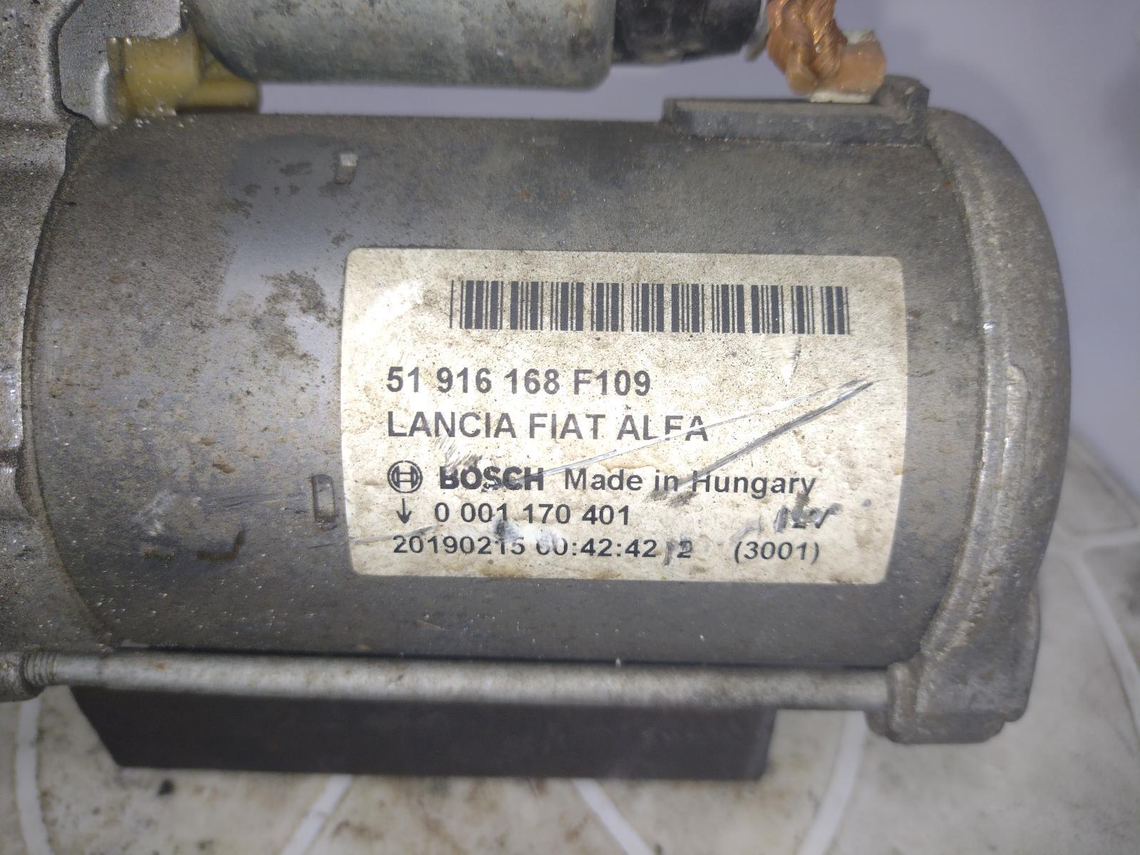 Starter Motor Fiat 500 169a4000 1242 Petrol 0001170401 for sale online ...