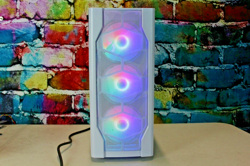 Custom White Gaming Desktop PC Intel Core i7 3.40 Quad 32 GB SSD Nvidia ...
