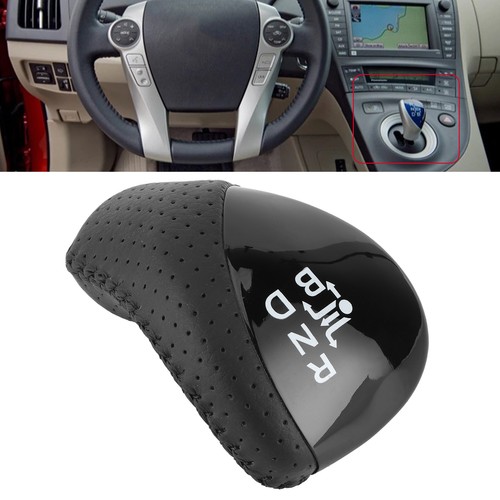 Black Gear Shifter Head Auto Shift Lever Knob Artificial Leather For ...