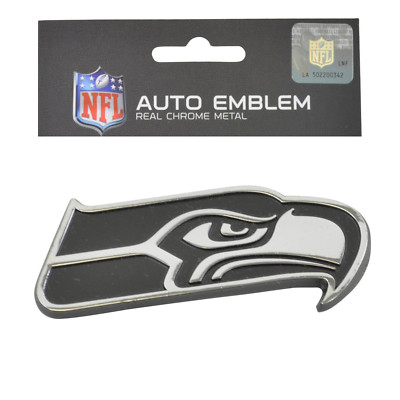 NFL Seattle Seahawks Car Truck Real Chrome Metal Automotive Emblem | eBay