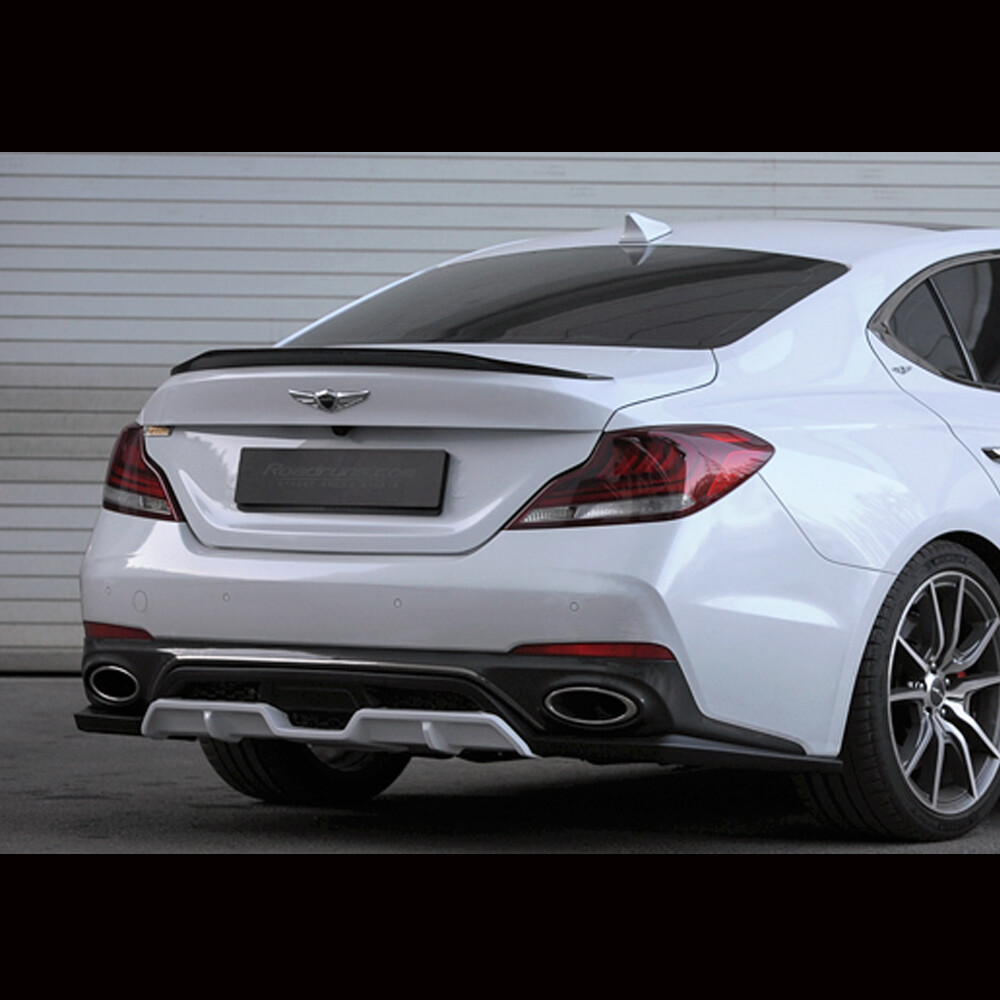 Rear Diffuser Skid Plates Body kits Unpainted For Hyundai Genesis G70 ...
