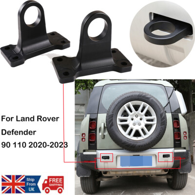 Black Alloy Tow Hook Pair For Land Rover Defender 90 And 110 L663 2020 ...