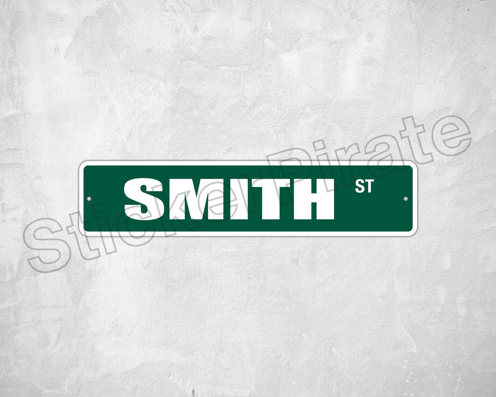 *Aluminum* Smith 4" x 18" Metal Novelty Street Sign SS 3311 | eBay
