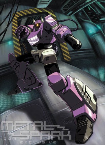 SHOCKWAVE LITHOGRAPH POSTER PRINT Dreamwave 2002 Metal Spark Exclusive ...