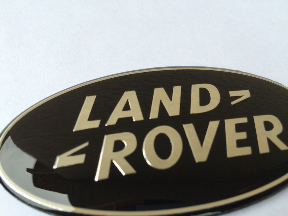 LAND RANGE ROVER SPORT LR3 FRONT HOOD GRILL EMBLEM BADGE LOGO BLACK USA ...