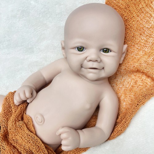 42cm Full Body Silicone Girl Baby Doll Reborn Realistic Adorable Soft ...